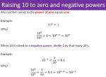 negative powers of 10 | Improve Your Math Fluency