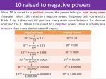 negative powers of 10 | Improve Your Math Fluency